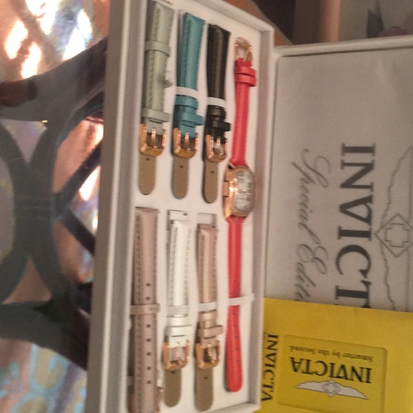 Invicta | Accessories | Invicta Watch With Multiple Bands | Poshmark
